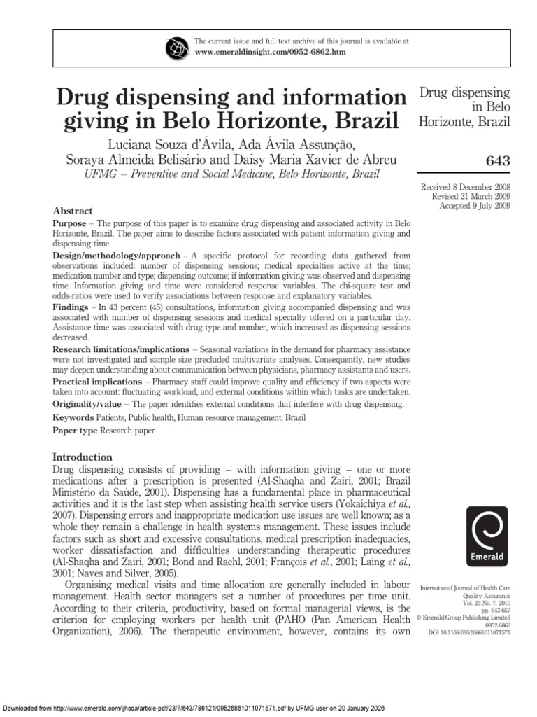 Drug Dispensing and Information | PDF | Pharmacy | Health Care