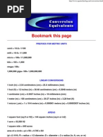 Water Quality Conversion Chart | PDF | Parts Per Notation | Scientific ...