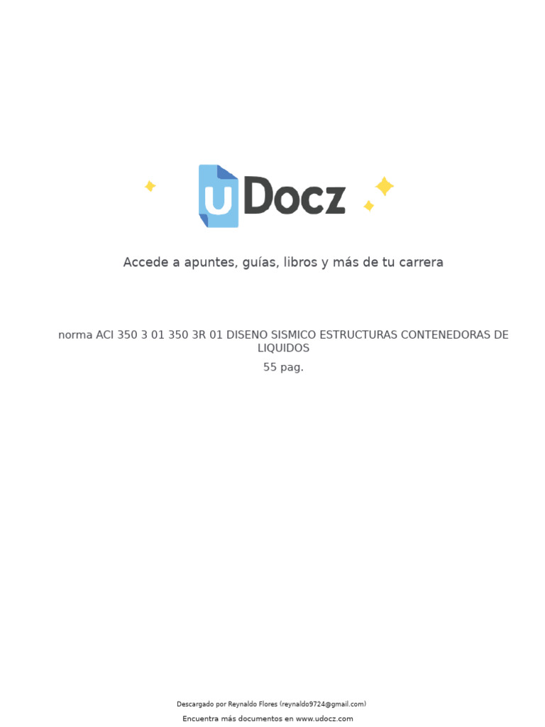 Norma Aci 350 3 01 3 63948 Downloadable 1017369 | PDF | Hormigón | Presión