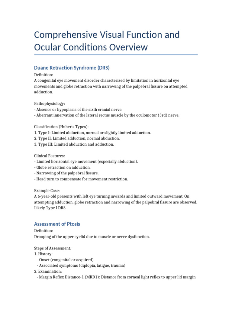 Comprehensive Ophthalmology Visual Functions | PDF | Visual Acuity | Vision