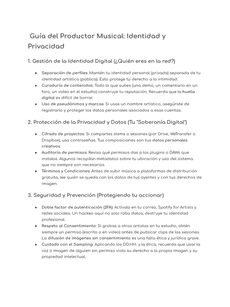 Documento Sin Título (3) | PDF | Privacidad