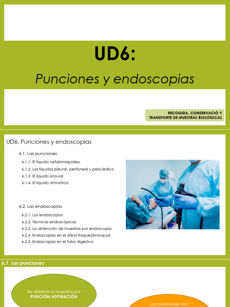 Punciones y endoscopias en medicina | PDF | Fluido cerebroespinal ...