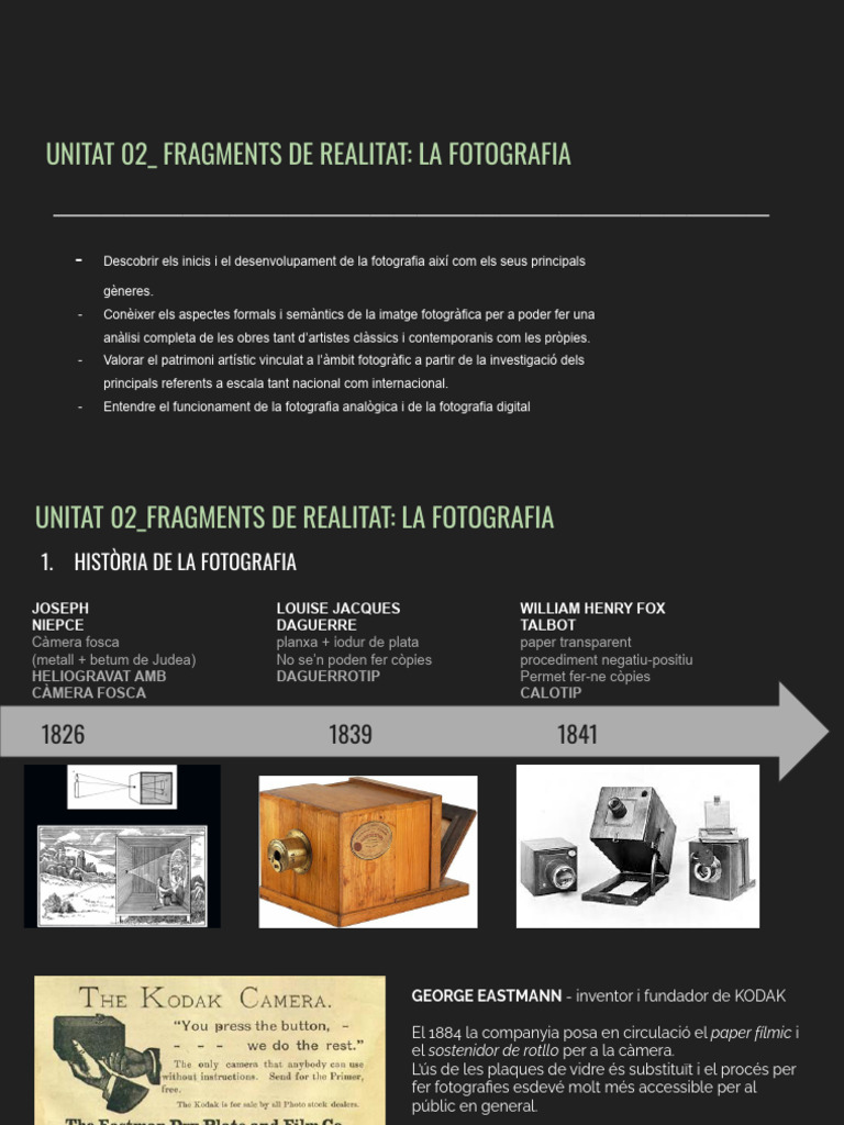 U02 Fragments de Realitat La Fotografia 3 | PDF