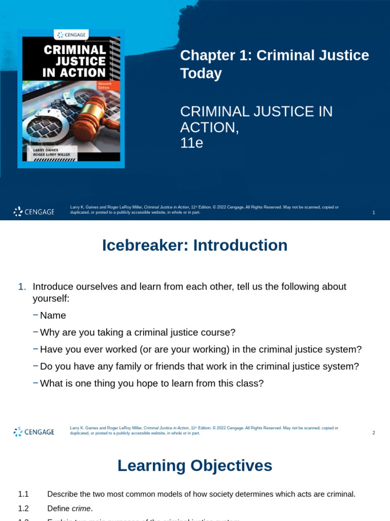 Overview of Criminal Justice Today | PDF | Crimes | Crime & Violence