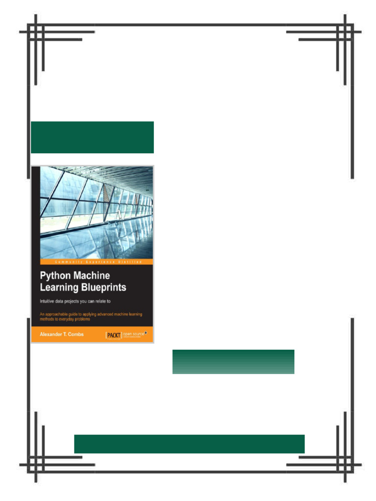 Python machine learning blueprints intuitive data projects you can ...