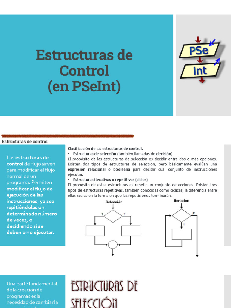 Estructuras de Control - Estructuras Condicionales | PDF | Flujo de control | Informática teórica