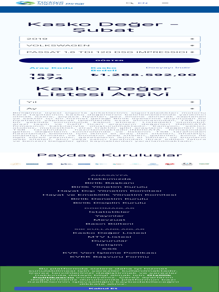 Kasko Değer | PDF