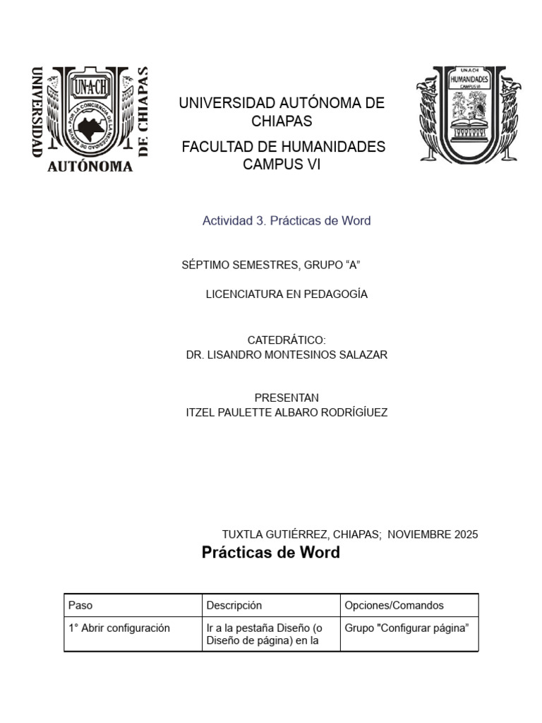 Prácticas de Word - 1 | PDF