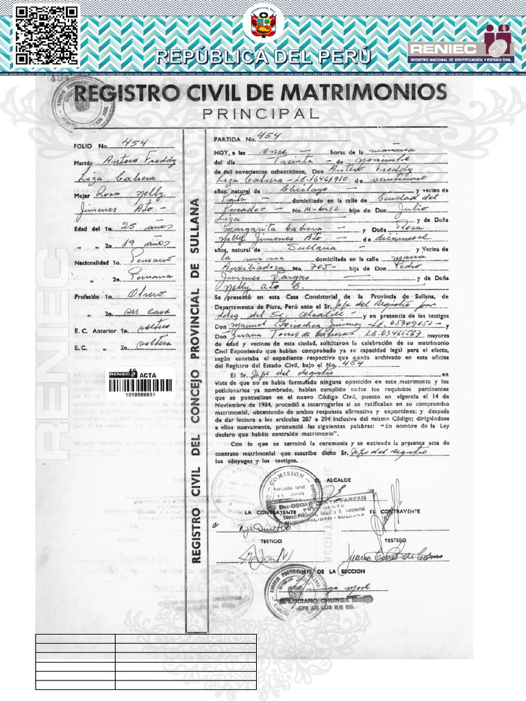 Acta-Matrimonio-1018569931 (1) de Liza Cabrera Antero Freddy Corregida ...