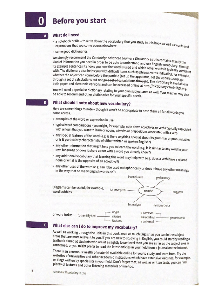 AVIU 0 How To Improve Your Vocabulary - To Read Only | PDF