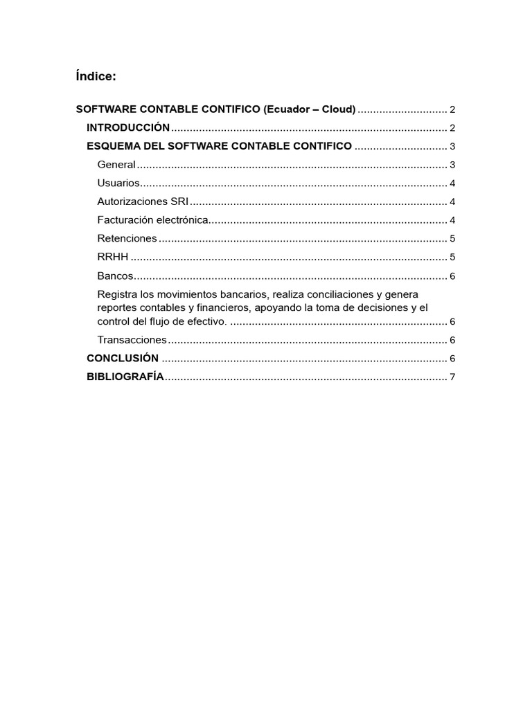 Software Contable Contifico en Ecuador | PDF | Contabilidad | Software