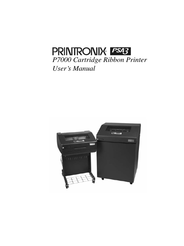 Manual - Printronix - Impresora | PDF | Printer (Computing) | Online And Offline