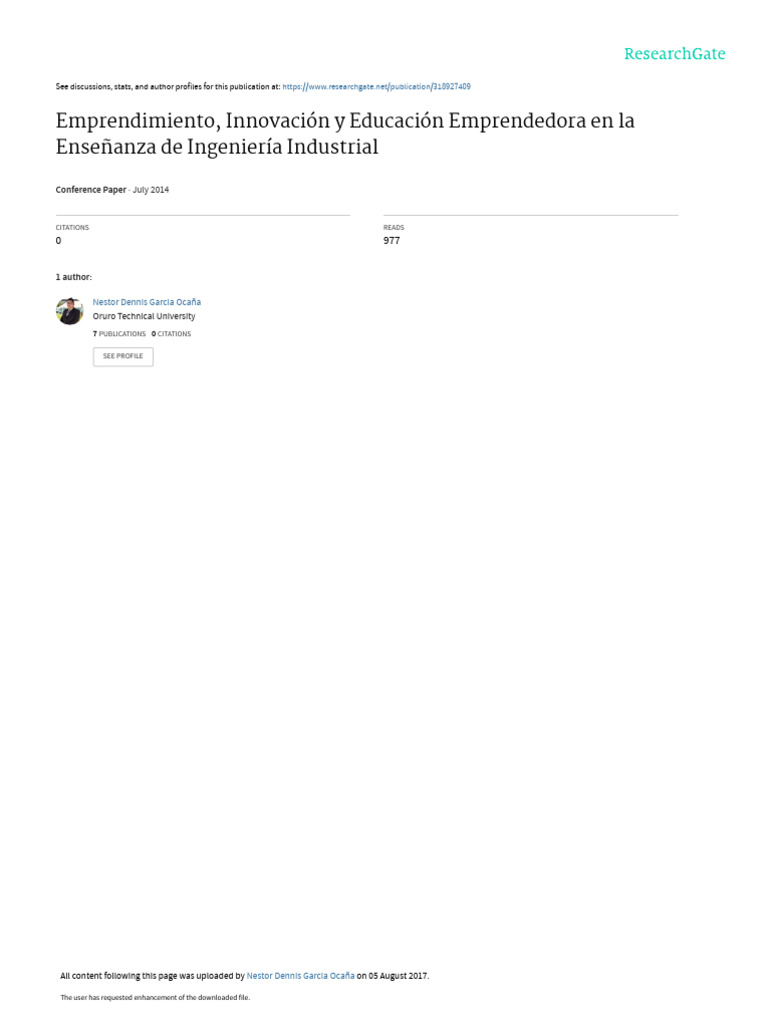 Ed Uac i One Mpr Ended or a Dennis Garcia | PDF | Iniciativa ...
