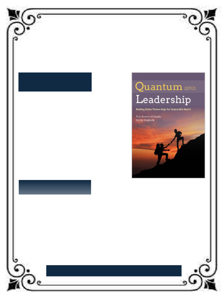 Quantum Leadership:Building Better Partnerships for Sustainable Health ...