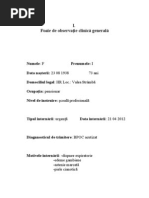 Model Foaie Observatie Completata | PDF