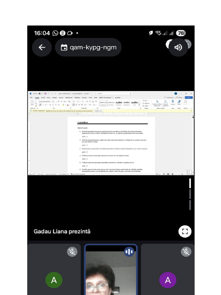 Contabilitate Model Test | PDF