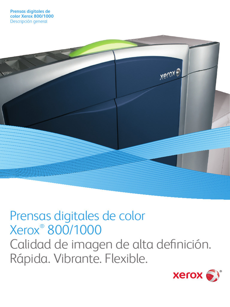 Xerox Press 1000 | PDF | Color | Servidor (Computación)