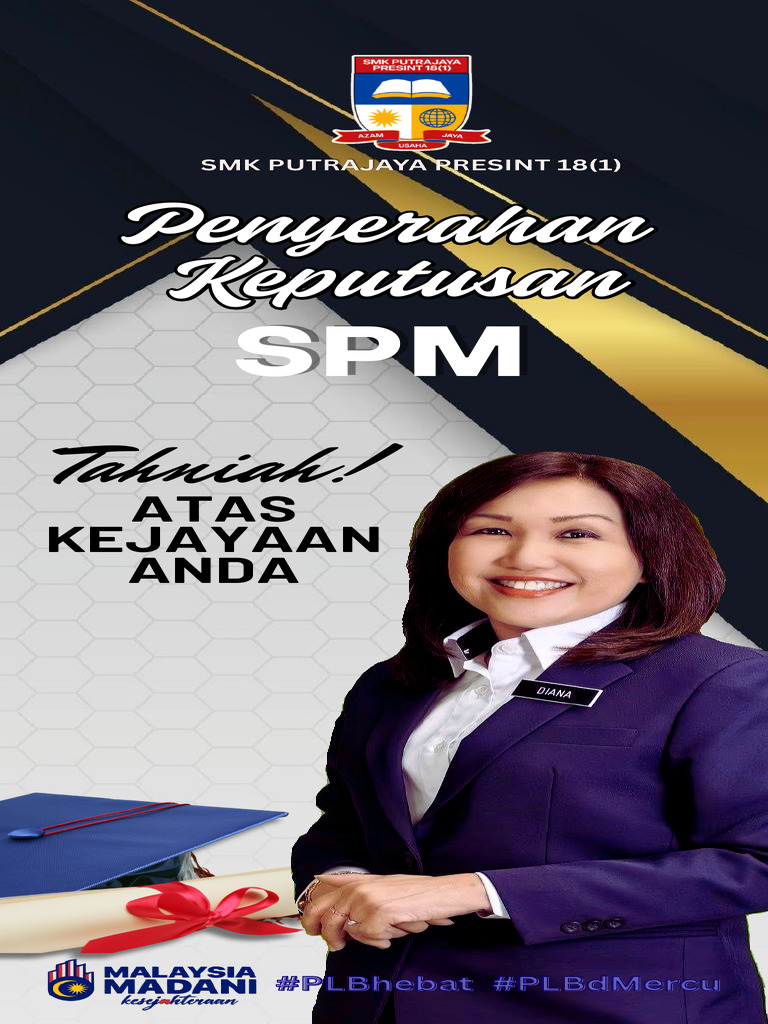 Penyerahan Keputusan SPM Di SMK Putrajaya Presint 18 (1) Merupakan Satu ...