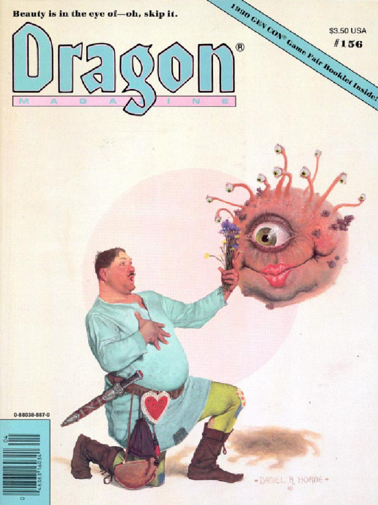 Dragon Magazine 156 | PDF | Tsr, Inc. | Subscription Business Model