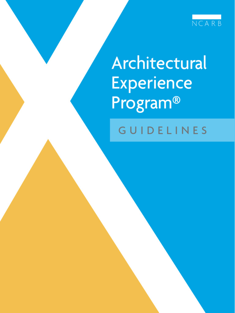 NCARB Architectural Experience Program Guidelines | PDF