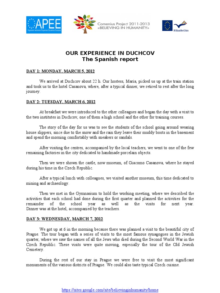 Duchcov Meeting Spanish Report | PDF