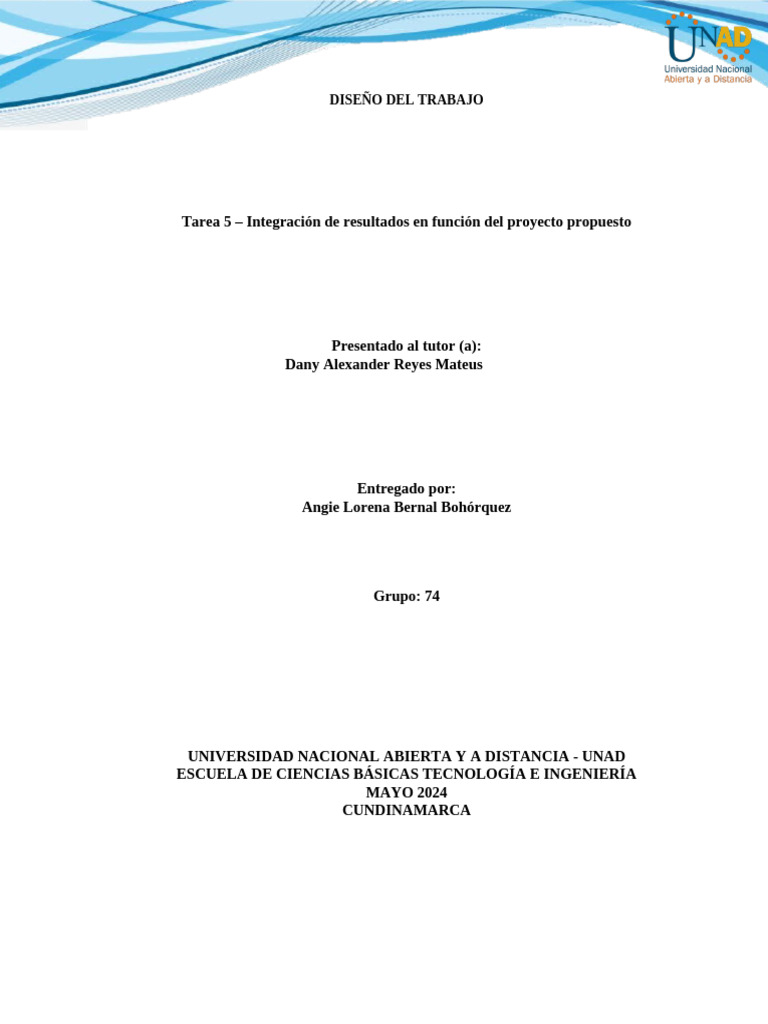 Tarea 5 - Angie Bernal | PDF | Aprendizaje