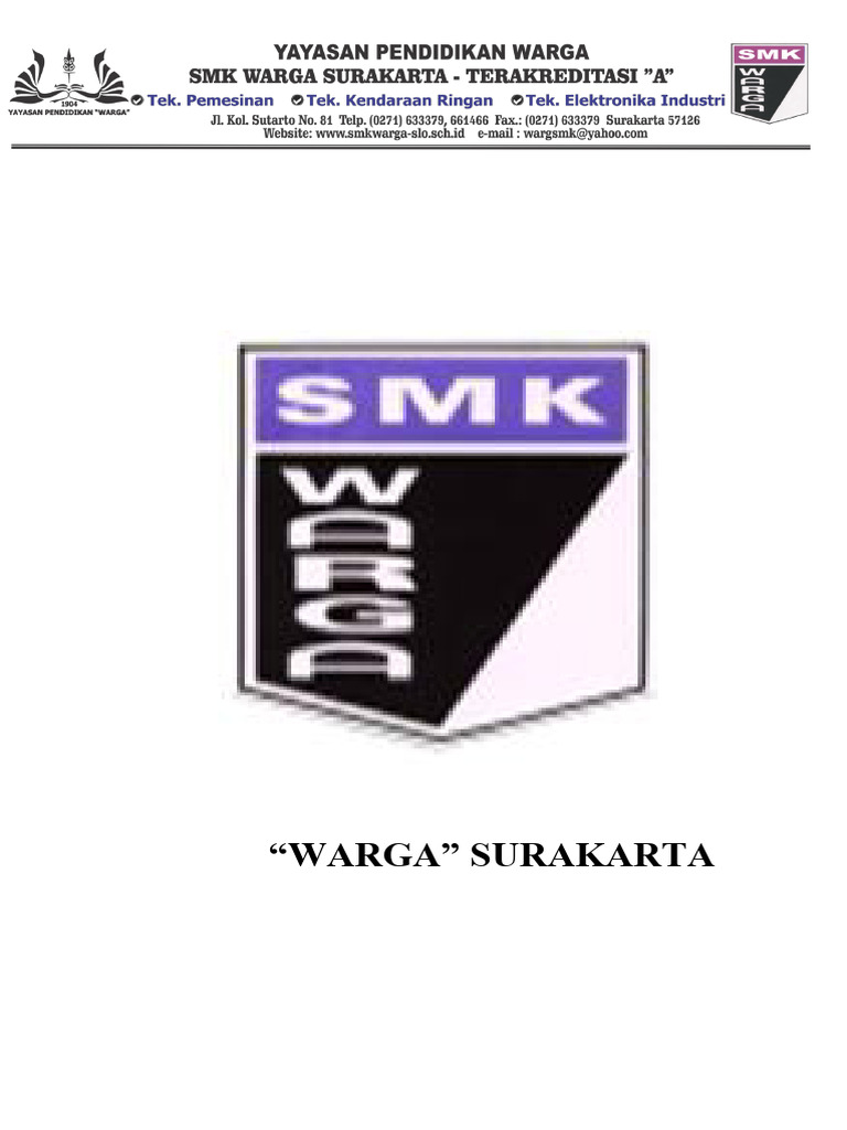 Donor Darah SMK Warga Surakarta 2025 | PDF