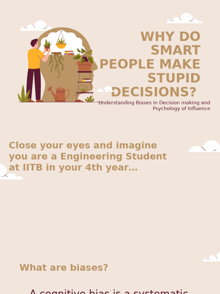 Decision Making | PDF | Psychological Concepts | Bias