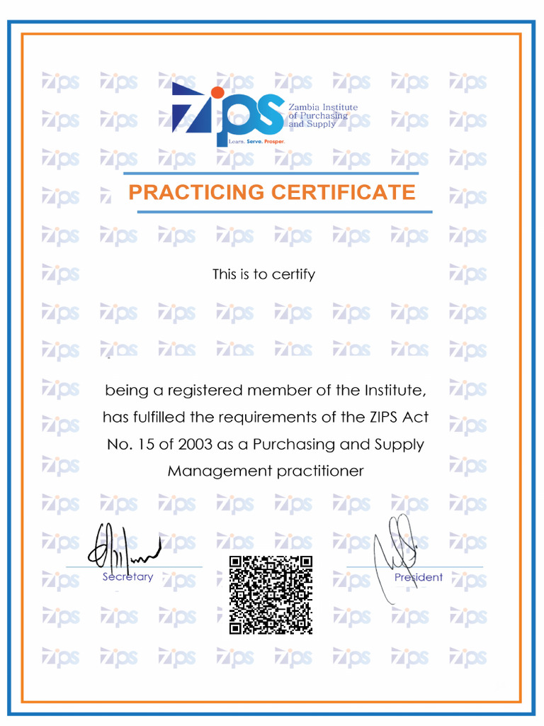 Practicing Certificate 241973 | PDF