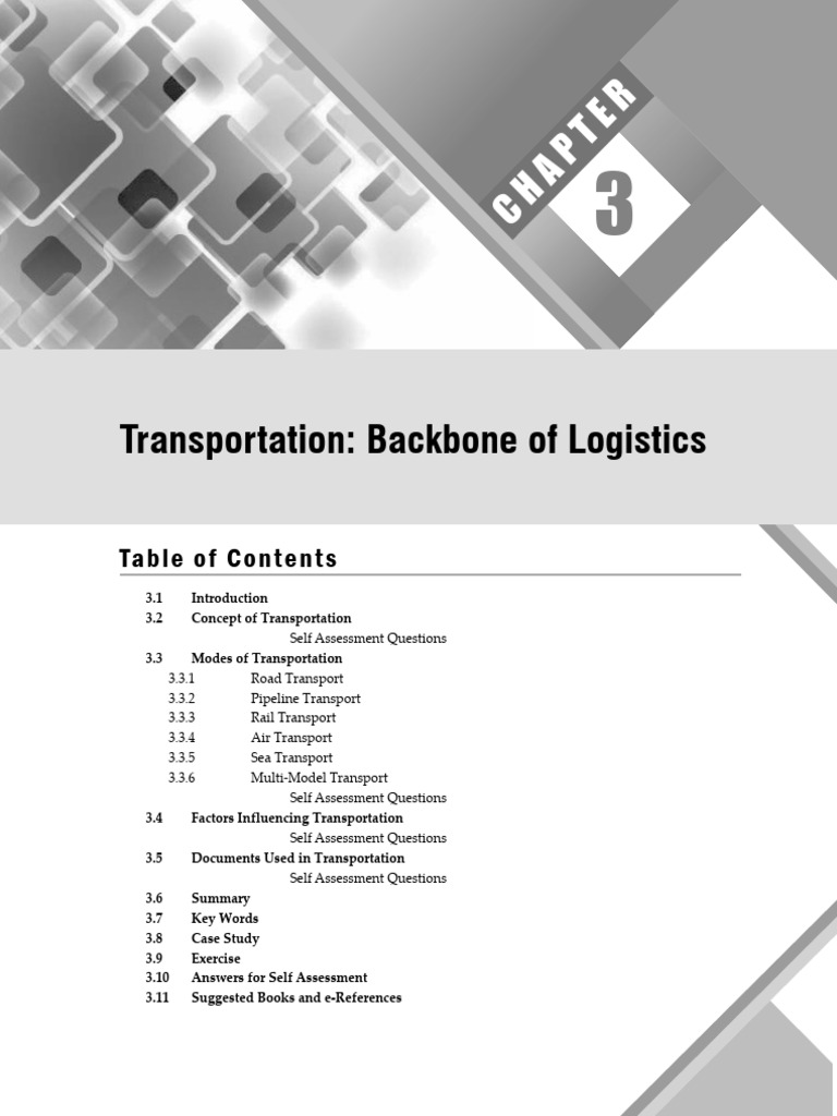 Transportation Modes and Concepts Explained | PDF | Bill Of Lading ...