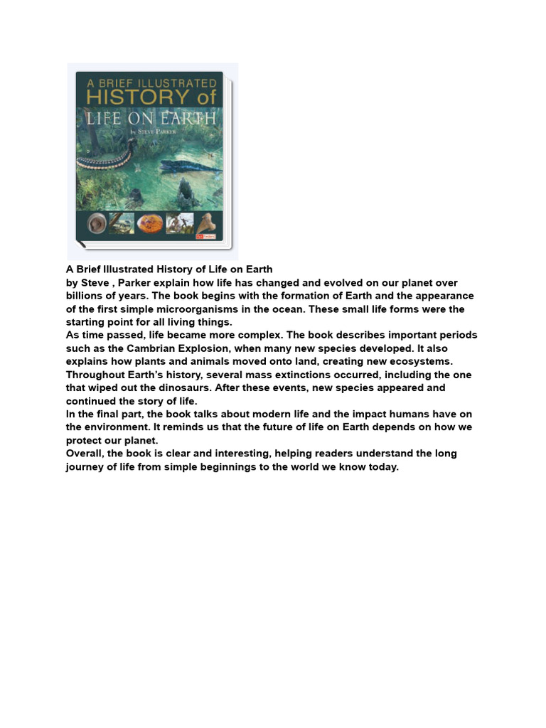 A Brief Illustrated History of Life on Earth | PDF