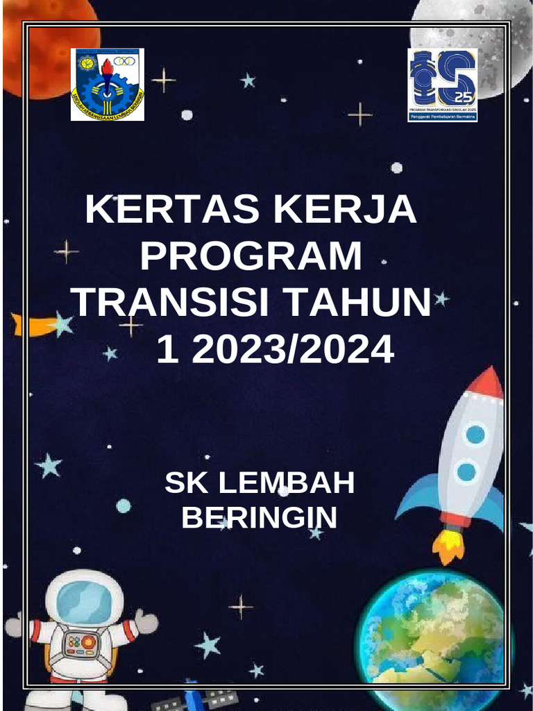 KERTAS KERJA PROGRAM TRANSISI TAHUN 1 2023 | PDF