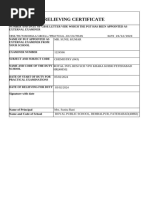 Teacher Relieving Certificate Format | PDF