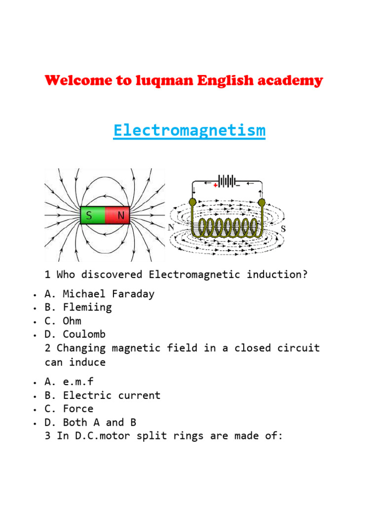 10th phy test 6 | PDF