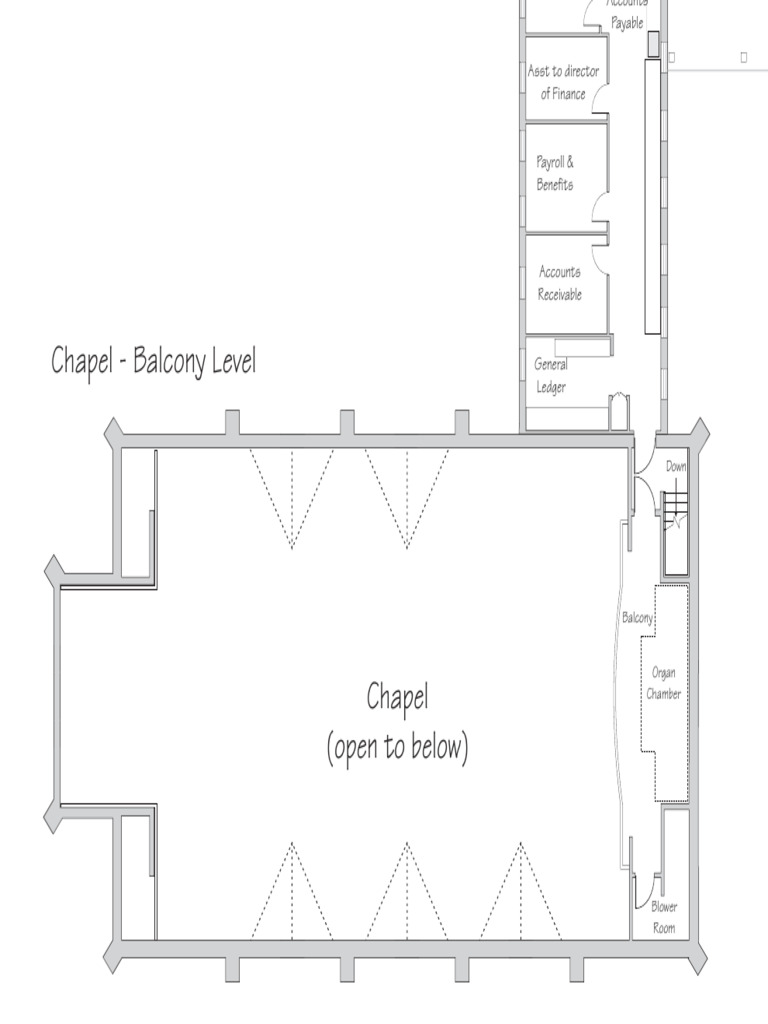 Chapel Layout and Finance Areas Guide | PDF
