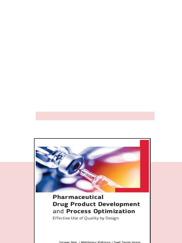 Pharmaceutical Drug Product Development And Process ...