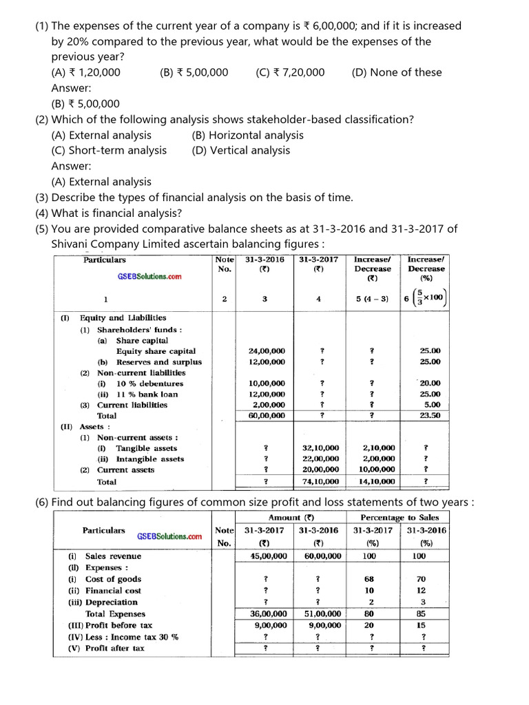 12 Account CH 4 and 5 Question Paper | PDF | Expense | Depreciation