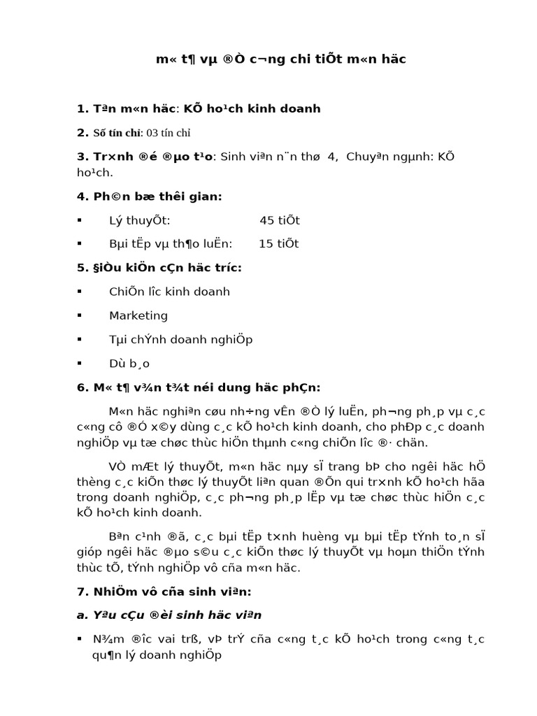 Huong Dan Thuc Hien Mon Hoc KHKD | PDF