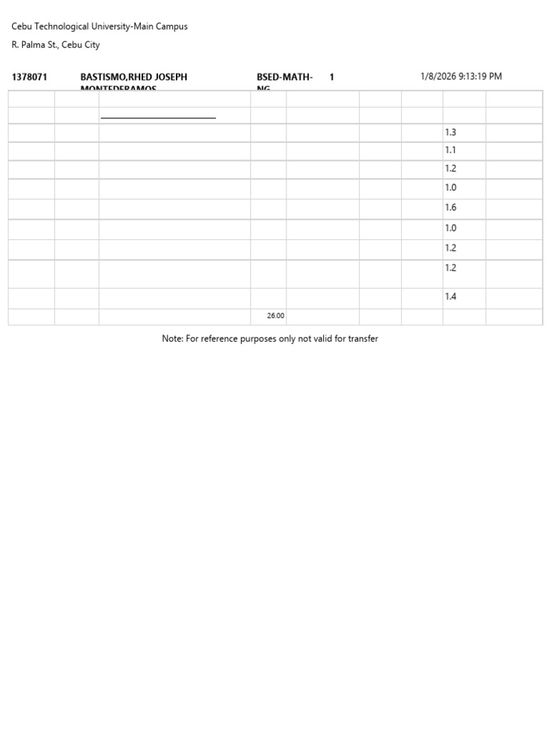 1st Semester (1st Year) | PDF