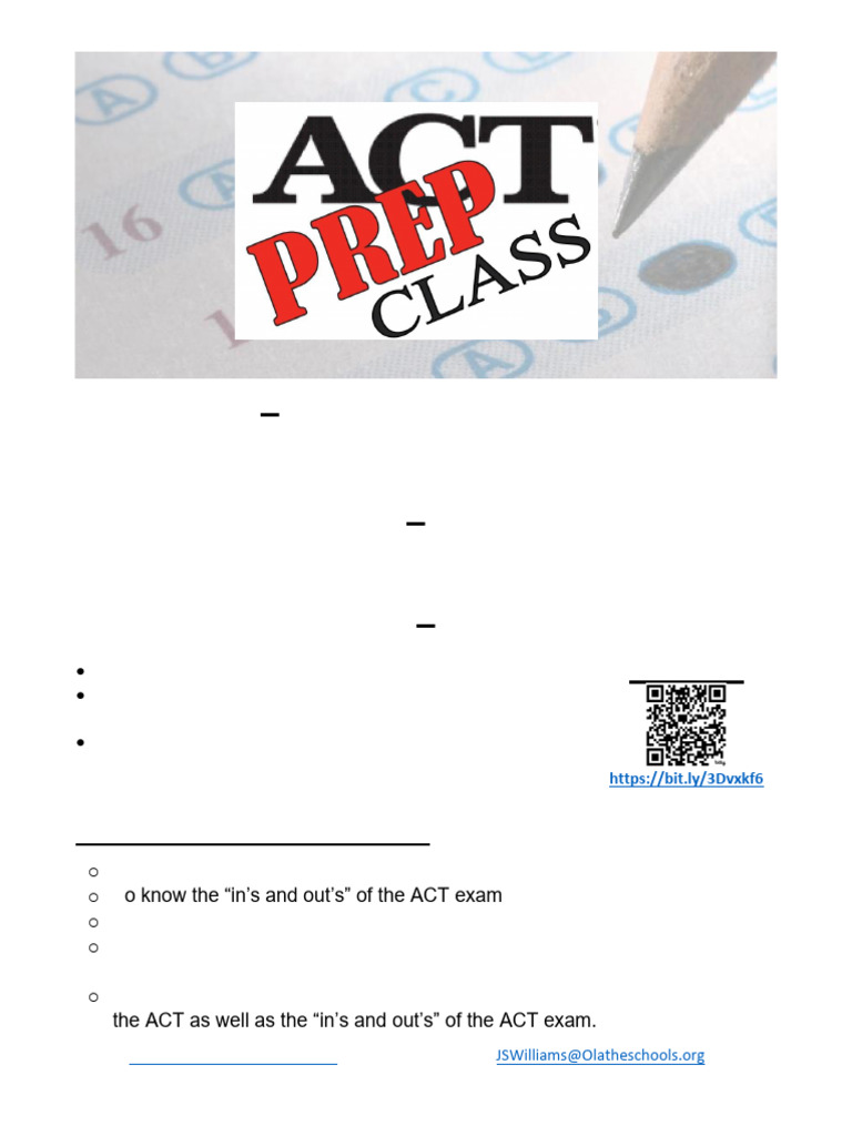 ACT Test Prep Flier-June | PDF