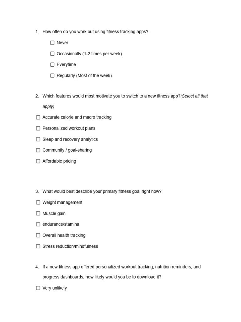 App Survey | PDF