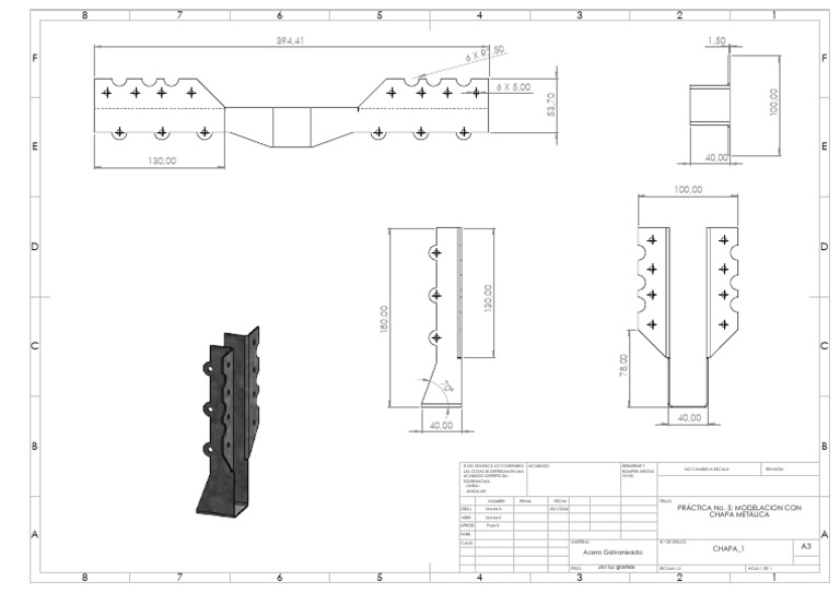 Modelación con Chapa Metálica | PDF | Rieles | Materiales de construcción