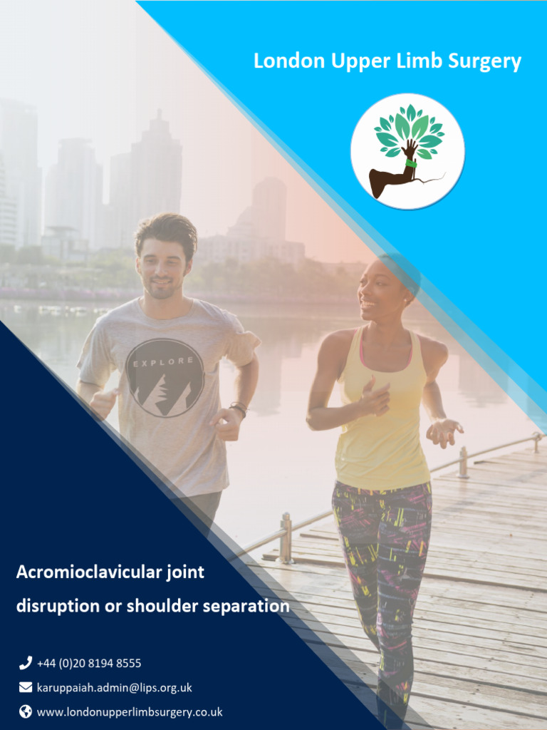 Acromioclavicular Joint Disruption Guide | PDF | Shoulder | Diseases ...