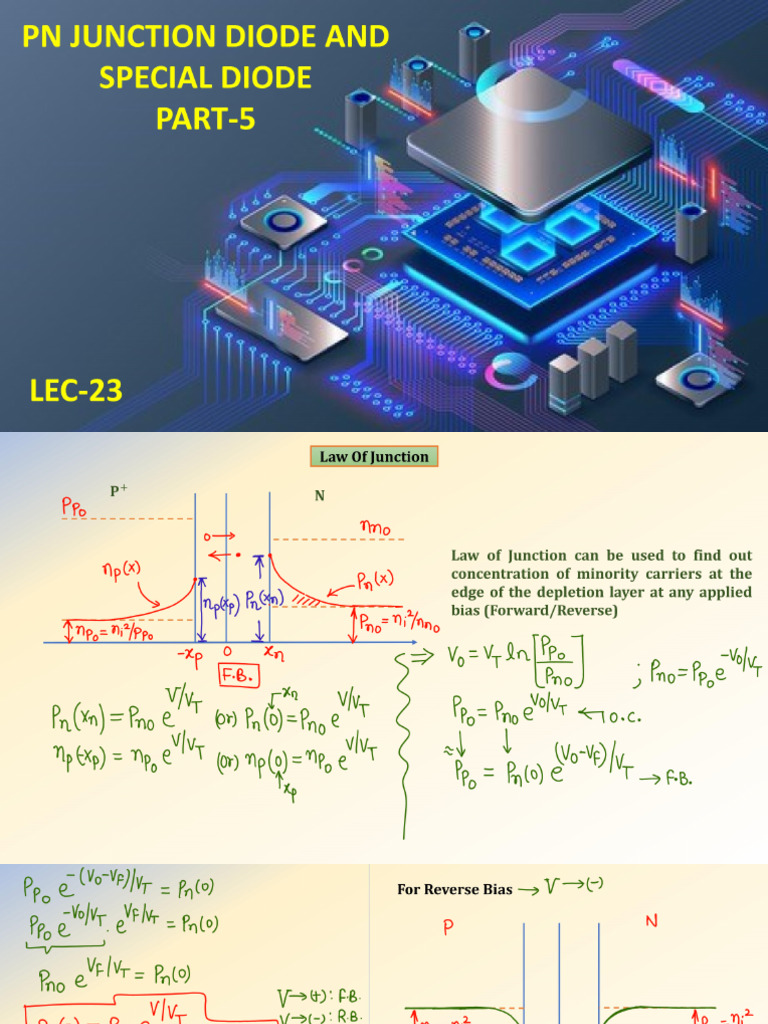 Lecture-23 - PN Junction Diode and Special Diodes 5 | PDF