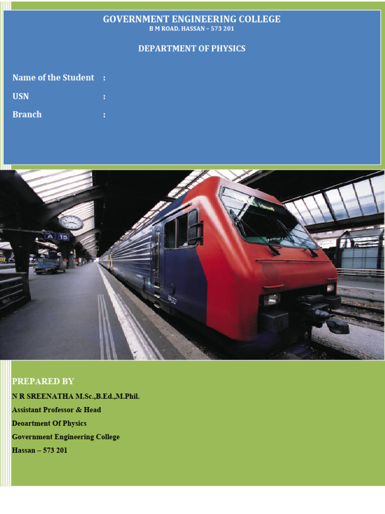 Engineering Physics Lab Manual Part - I | PDF | Resonance | Inductor