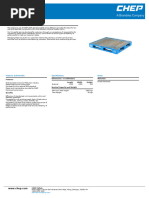 CHEP Euro Pallet Specifications and Details | PDF | Pallet | Lumber