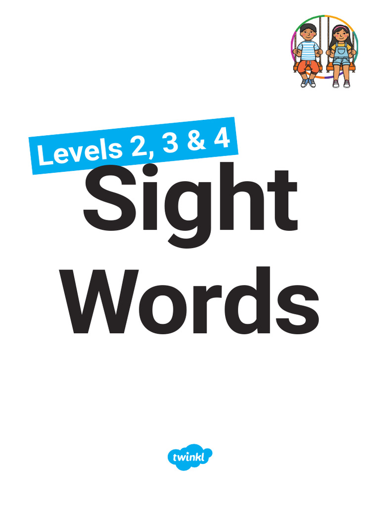 Levels 2-4 Sight Words Guide | PDF | Phonics | Literacy