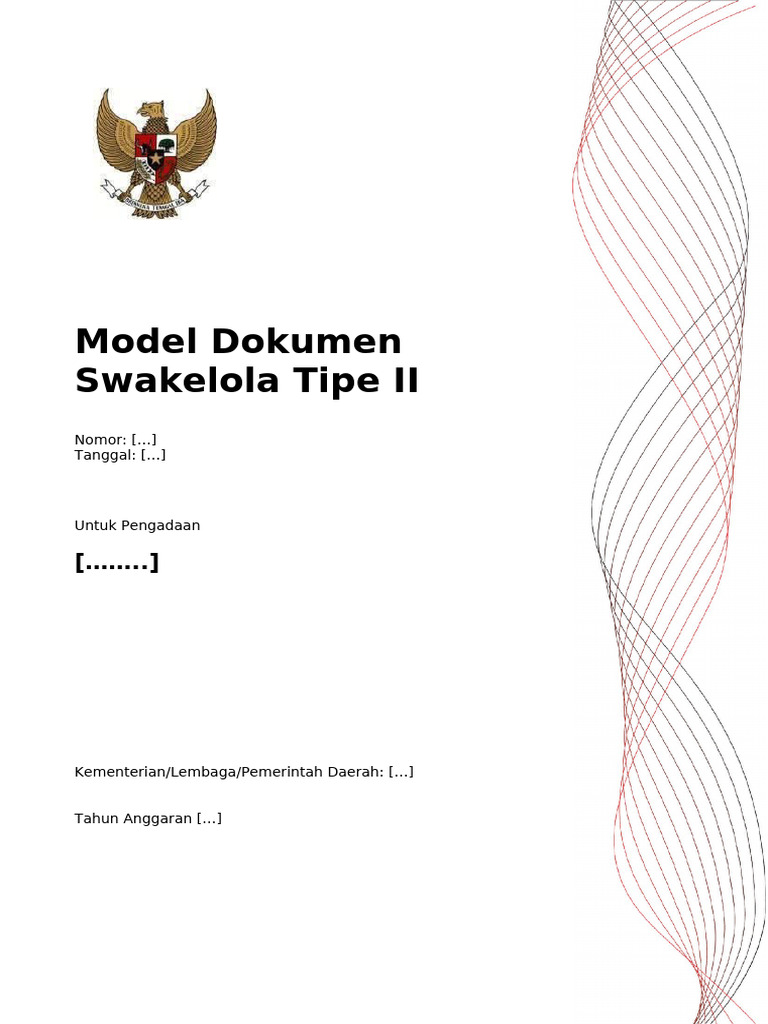 Panduan Dokumen Swakelola Tipe II | PDF