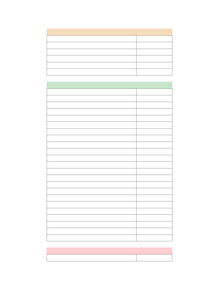 Shopping List Clean Tabs | PDF