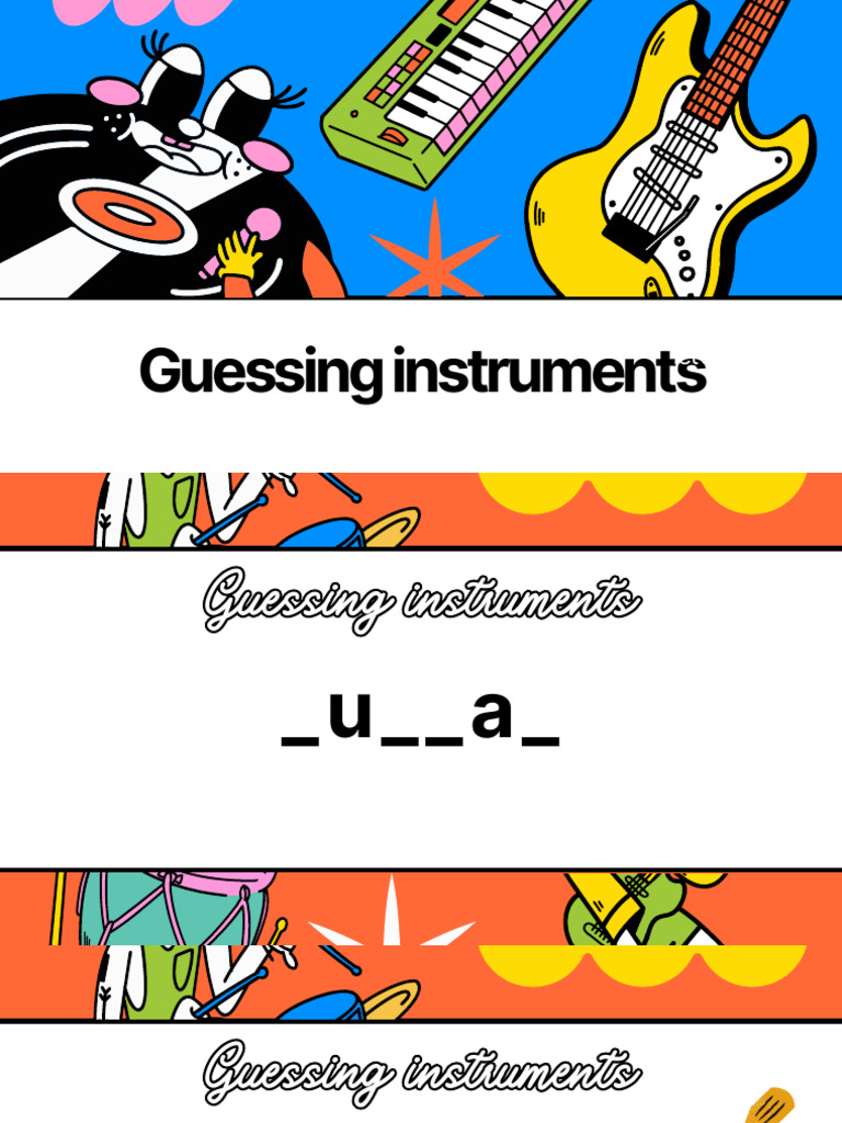 Guessing Musical Instruments Game | PDF